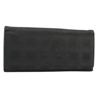 Chanel Portefeuille long vintage doccasion - Femme - Pre-owned - Noir - Taille: ONE Size