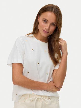Vero Moda T-Shirt Sola 10341979 Wei&szlig; Regular Fit