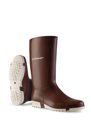 Dunlop Sport Burgundy/White Gummistiefel, Regenstiefel f&uuml;r Damen, Herren, Kinder, M&auml;dchen und Jungen, Grosse 41