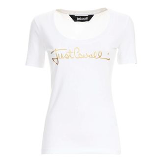Just Cavalli Femme, Tops, Blanc, Taille: 40 FR T-Chemises