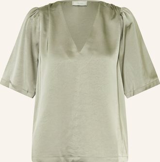 Neo Noir Neo Noir Blusenshirt Largo Aus Satin gruen