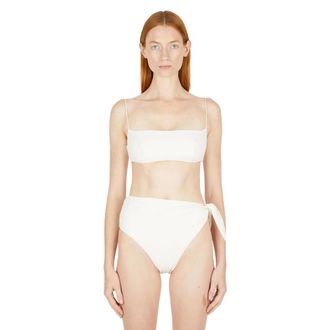 Ziah Femme, Maillots de bain, Blanc, Taille: 38 FR Haut de Bikini &agrave; Fines Bretelles