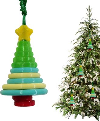 Generico Weihnachts-Set mit Kn&ouml;pfen, Weihnachtsmann, Weihnachtsbaum, Bastelset f&uuml;r Kinder und Erwachsene, zum Basteln f&uuml;r R&uuml;ckspiegel und