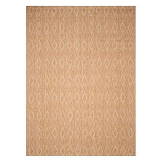 Safavieh Tapis Contemporain Pour Salon, Salle à manger, Chambre à coucher - Courtyard Collection, Tapis à poil court, Naturel et Naturel, 122 X 170 cm