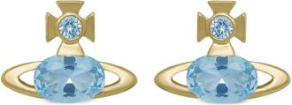 Vivienne Westwood Femme, Accessoires, Jaune, Taille: ONE Size Orb Crystal Earrings