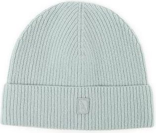 Aigle Bonnet &agrave; revers uni en laine m&eacute;lang&eacute;e