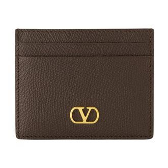 Valentino Garavani VLogo Signature Kartenetui - - Accessories - Damen - Braun - ONE SIZE