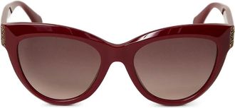 Twin-Set lunettes de soleil &agrave; monture papillon - Rouge