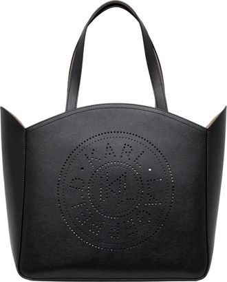 Karl Lagerfeld K/Circle Medium Tote - - Bags - Damen - Schwarzk - ONE SIZE