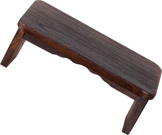 Hemobllo Ergonomische Meditationsbank aus Massivholz Tragbarer Gebetshocker mit Glatter Oberfl&auml;che Kompakte Kniebank f&uuml;r Meditation Teezeremonie und Gebet
