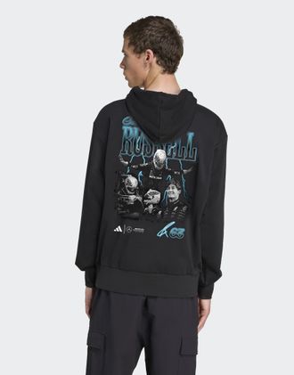 adidas adidas Performance - Mercedes-AMG Petronas Formel 1 Team George Russell - Kapuzenpullover in Schwarz mit Print