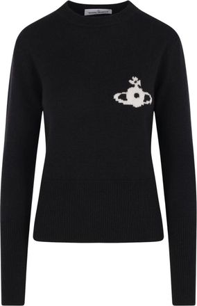 Vivienne Westwood Femme, Pulls, Noir, Taille: 40 FR Katie Jumper