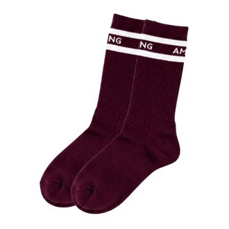 Anine Bing Sully Sporty Socken - - Underwear - Damen - Rot - ONE SIZE