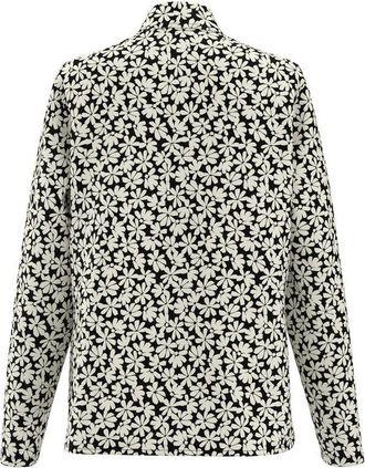 Frank Walder Klassische Bluse mit Kontrastpaspel