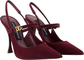 Dolce & Gabbana Heels - Burgundy