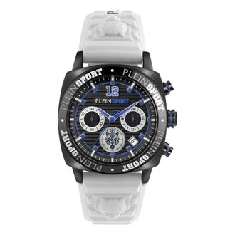 Plein Sport Homme, Accessoires, Blanc, Taille: ONE Size Wildcat Chrono