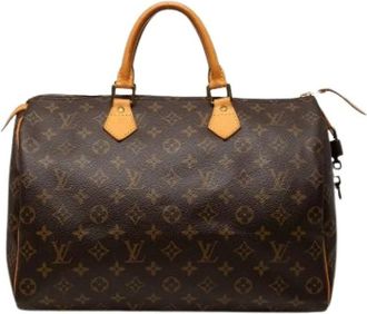 Louis Vuitton Pre-owned Speedy 35 - Femme - Pre-owned - Brun - Taille: ONE Size