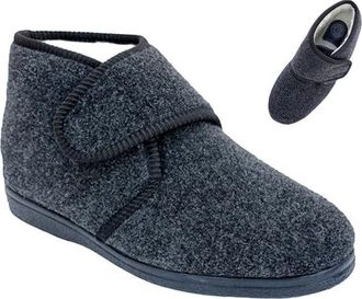 Generico Arizona Patrizia Azzi CA247 Chaussons ferm&eacute;s pour homme, fond en caoutchouc antid&eacute;rapant, 100 % fabriqu&eacute; en Italie, Noir autrichien, 39 EU