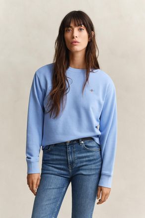 GANT Damen Shield Rundhals-Sweatshirt (XXXL) HYDRANGEA Blau