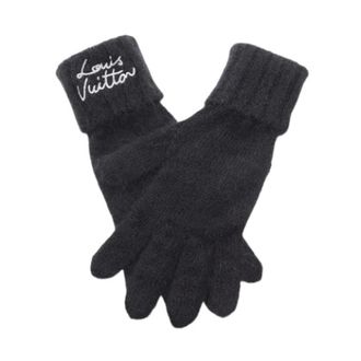 Louis Vuitton Pre-owned Nylonhandschuhe - - Pre-owned - Damen - Schwarzk - ONE SIZE
