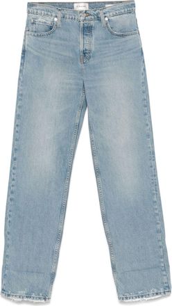 Frame Denim jean Slouchy Straight Wide - Bleu