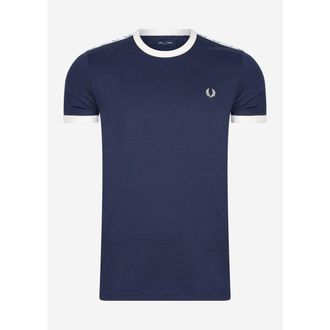 Fred Perry T-shirt &agrave; rayures - bleu carbone