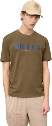 Blauer T-Shirt Ernst - - Tops - Herren - Gr&uuml;n - 2XL