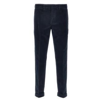 Fay Gr&uuml;ne Stretch-Baumwollhose - - Trousers - Herren - Blau - W32