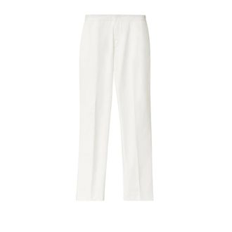 Fabiana Filippi Baumwoll-Gabardine Hose mit gerader Passform - - Trousers - Damen - Wei&szlig; - L