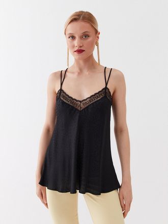 Patrizia Pepe Patrizia Pepe Top 2C1455/A260-K103 Schwarz Regular Fit
