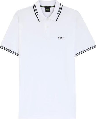 HUGO BOSS Homme, Tops, Blanc, Taille: S Paul Polo