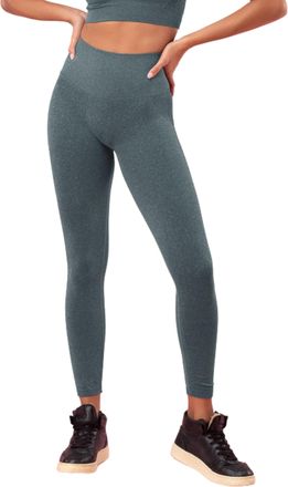 Luigi di Focenza Sportliche Damen-Leggings mit Hoher Taille mit Push Up Effekt aus Weicher und Atmungsaktiver Mikrofaser, Ideal f&uuml;r Sport, Made in Italy