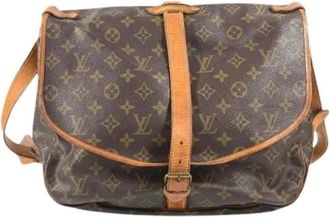 Louis Vuitton unisex, Pre-owned, Brun, Taille: ONE Size Sac bandouli&egrave;re Pre-owned Vintage en toile Monogram