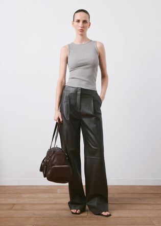 Mango Top c&ocirc;tel&eacute; en coton gris chin&eacute; moyen - Femme - XXS - MANGO