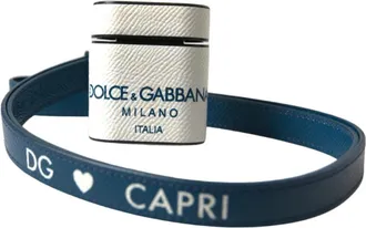 Dolce & Gabbana Dauphine Airpods Case - - Accessories - unisex - Wei&szlig; - ONE SIZE