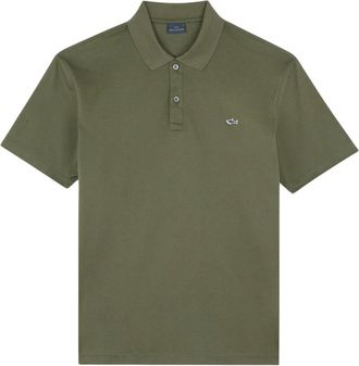 Paul & Shark Homme, Tops, Vert, Taille: L Polo en Piqu&eacute; de Coton