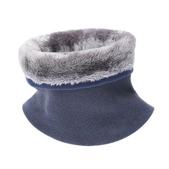 Generic Tour De Cou Homme Sport - Bavoir chaud en coton tricot&eacute; avec lettres dhiver pour Couples, pull pour hommes et femmes (Light Blue, One Size)