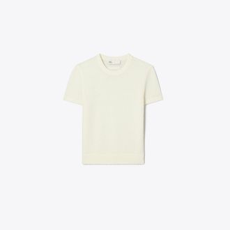 Tory Burch T-Shirt aus Kaschmir und Seide