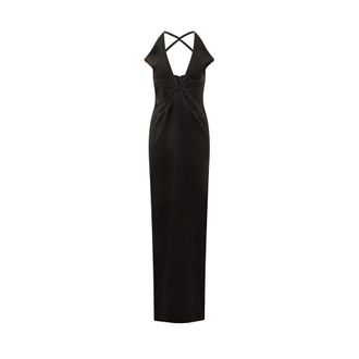 M&ocirc;not Petal Cut Out Kleid - - Dresses - Damen - Schwarzk - XS