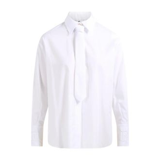Elisabetta Franchi Damen, Blusen & Hemden, Wei&szlig;, XSGr&ouml;&szlig;e