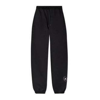 adidas by Stella McCartney Sweatpants mit bedrucktem Logo - - Trousers - Damen - Schwarzk - XS