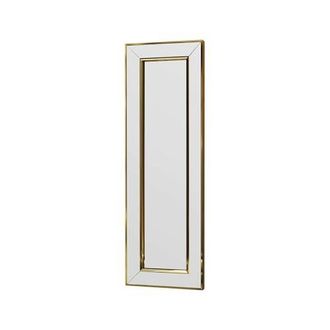 Dmora Spiegel Musca 30x90h cm Gold Struktur Glas