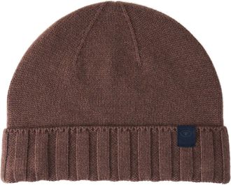 Tom Tailor Herren 1048817 Beanie M&uuml;tze, 39099-Bag Brown Melange, OneSize