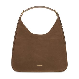 Michael Kors Nolita Grand Sac Hobo en Daim - Femme - Sacs - Brun - Taille: ONE Size