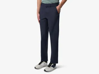 Sease Mens Chino Tech Pant Blue Trousers