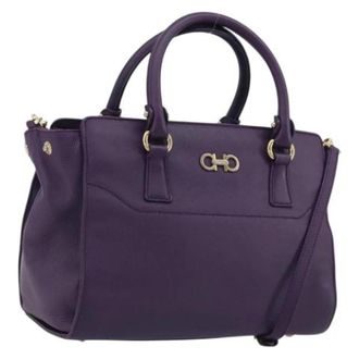Ferragamo Pre-owned Hand Bag - - Pre-owned - Damen - Lila - ONE SIZE