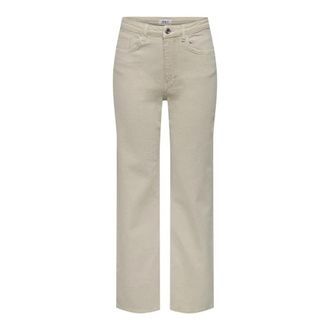 Only Onljuicy HW Wide Leg Jeans - - Jeans - Damen - Beige - W32 L32
