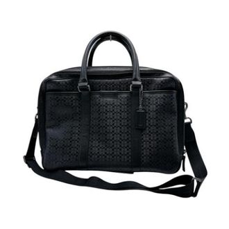 Coach Pre-owned Plastik handtaschen - - Pre-owned - Herren - Schwarzk - ONE SIZE