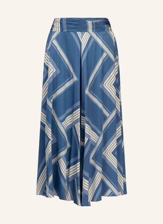Mint & Mia Mint & Mia Bedruckte Satin Hose blau