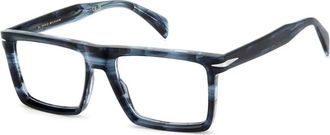 Eyewear by David Beckham Homme, Accessoires, Bleu, Taille: 55 MM 7138 Optical Frame